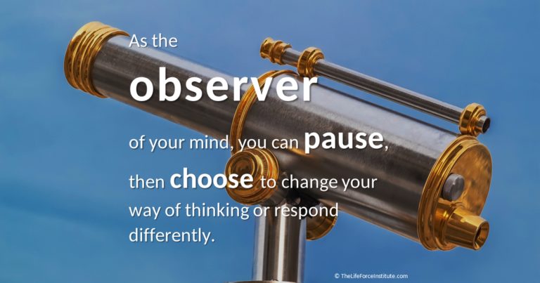 Becoming the Observer | Life Force Mindfulness
